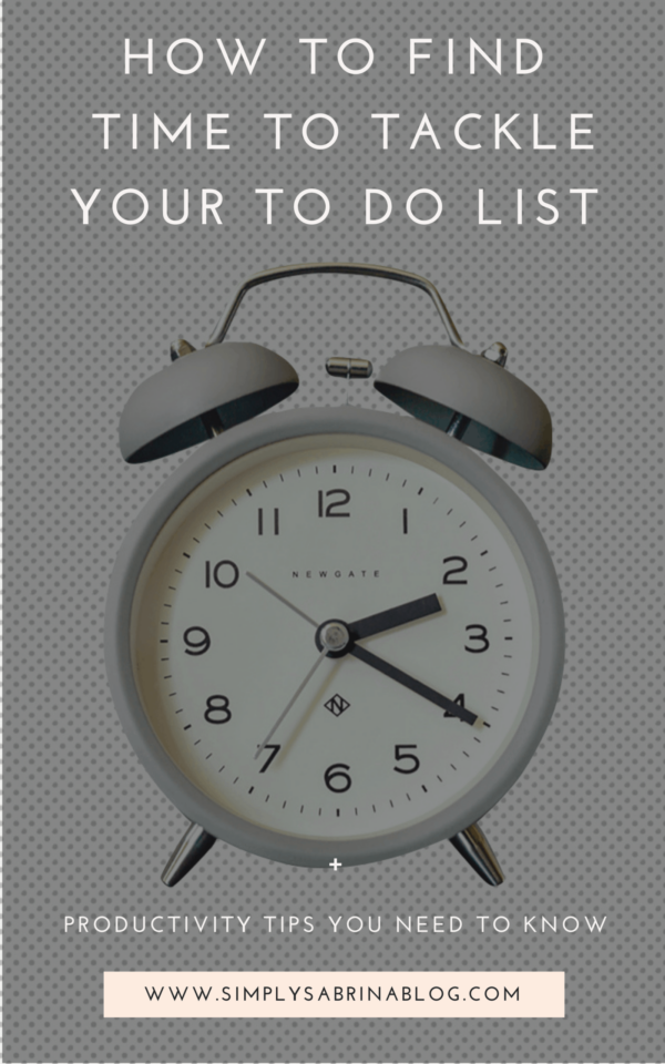 Tips to find more time in the day & boost productivity