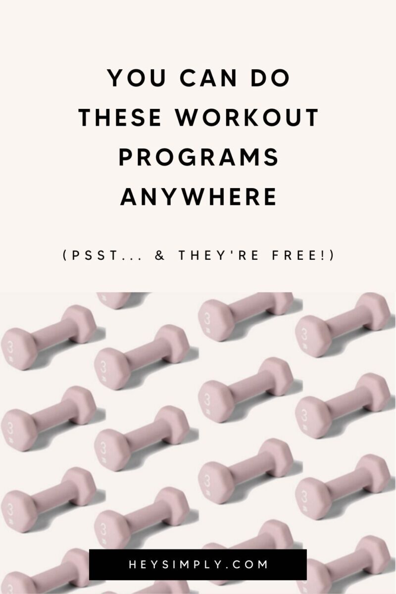 The Best Free Workout Programs You Can Do Anywhere