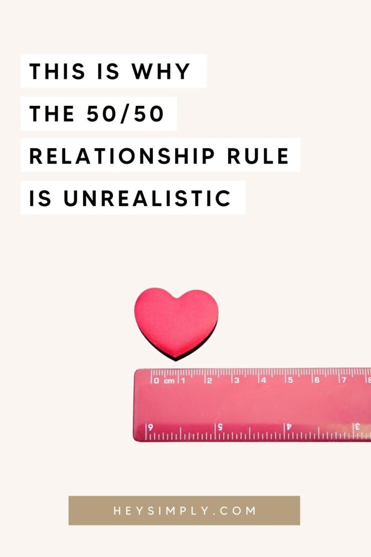 You need to apply THIS rule in your relationships