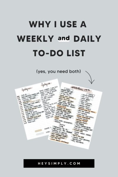 Organize Your To-Do Lists To Maximum Productivity - Hey Simply | Beauty ...