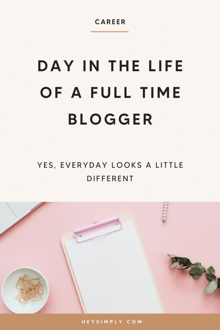 Day in the life of a blogger - Hey Simply | Beauty & Lifestyle Blog