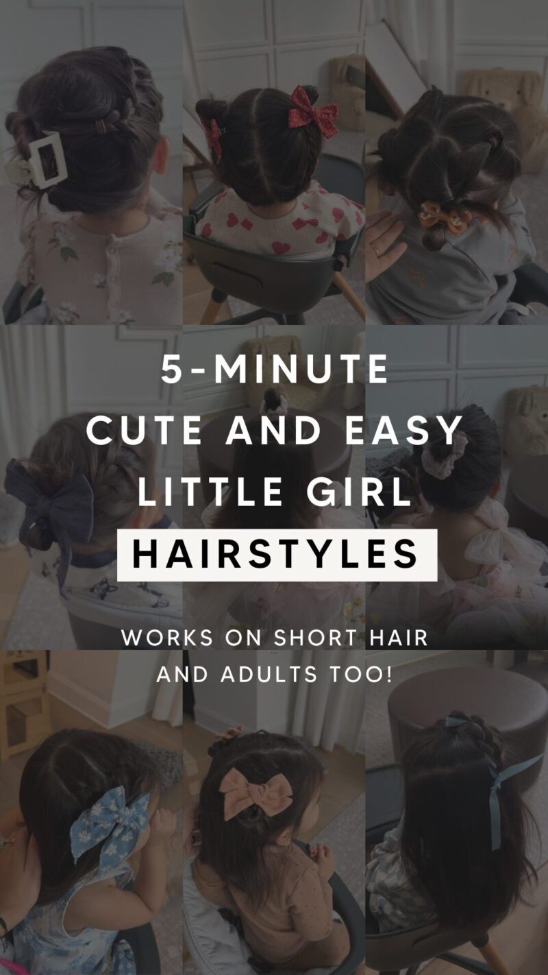 5 Minute Little Girl Hairstyles for School - Hey Simply | Beauty ...